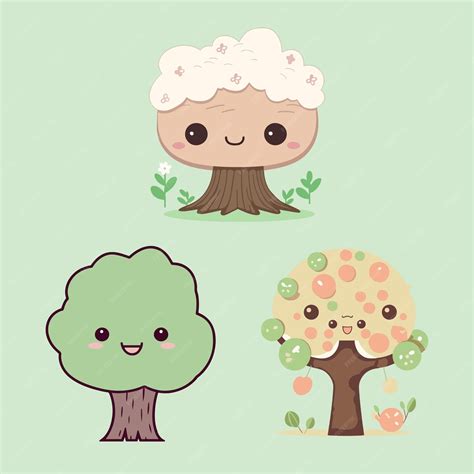 Animated Trees With Faces