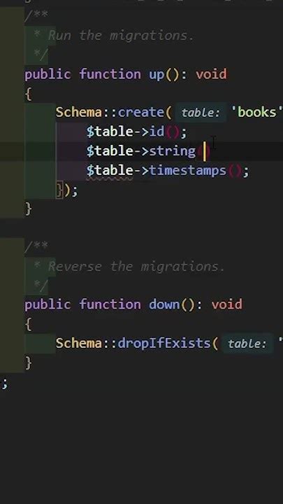 Membuat Tabel Database Dengan Fitur Migration Laravel Laravel Migration Youtube