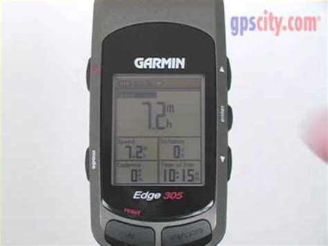 Garmin Edge 305 Series Data Fields Youtube