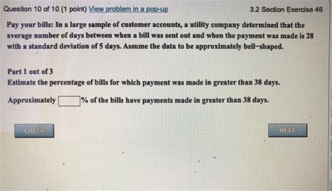 Solved Question 10 Of 10 1 Point View Problem In A Pop Up Chegg