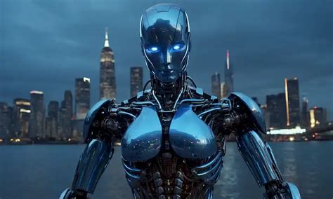 Robot Metalíquido Superase Barrotes Como En Terminator 2