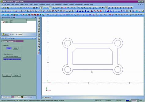 How To Machine 2d Cuts Off A Solid Model Using Bobcad V23 Youtube