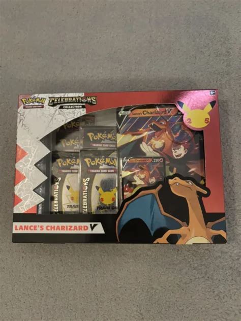 Pokemon Tcg Celebrations 25th Anniversary Lances Charizard V Box New