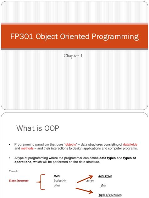 Fp301 Object Oriented Programming Pdf Object Oriented Programming