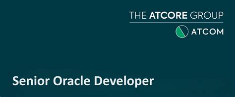 Cezanne Ondemand Senior Oracle Developer
