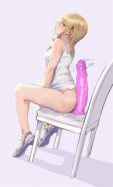 Rule 34 Absurdres After Masturbation Ass Awesomeerix Blonde Hair Blue