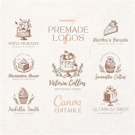 7 Unique Bakery Logo Designs And Templates For Bakers And Cake Artists