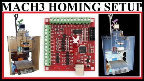 Cnc Milling Machine Build Part 46 Mach3 Homing Setup On Bsmce04u Pp Usb Board Youtube