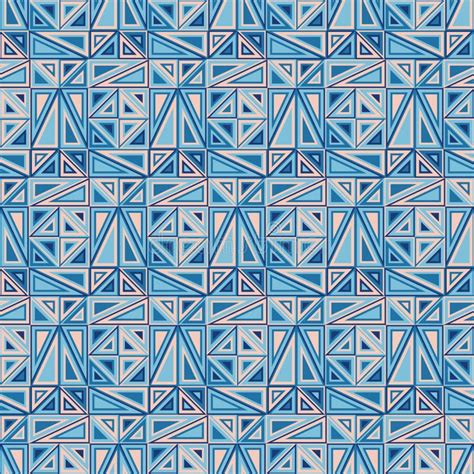 Vector Seamless Pattern Consists Of Geometric Elementsthe Elements Have A Triangular Shape And