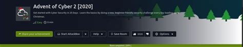Ahmed Salah On Linkedin Adventofcyber Cybersecurity Tryhackme