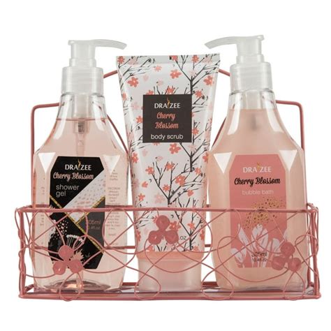 Bath T Set For Woman With Refreshing Cherry Blossom Fragrance By