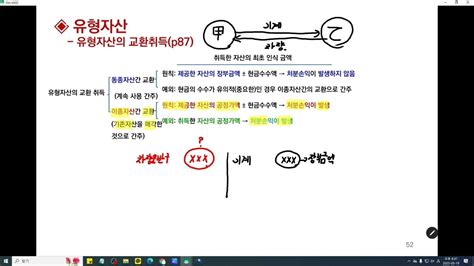 전산세무2급 재무회계 유형자산국고보조금 교환취득 Youtube