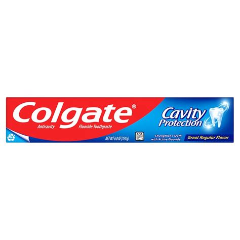Colgate Cavity Protection Regular Fluoride Toothpaste White 6 Oz Shopee Thailand