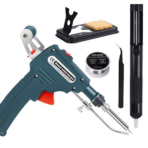 회로 기판 수리용 납땜 제거 펌프 납땜 인두 자동 용접 주석 총 보내기 Diy 납땜 도구 Eu Us 60w Aliexpress