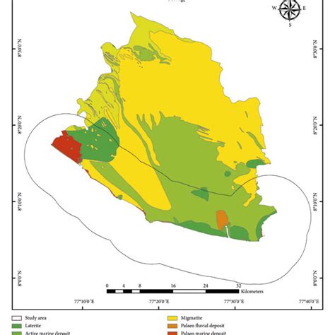 Geology Map Of The Study Area Download Scientific Diagram