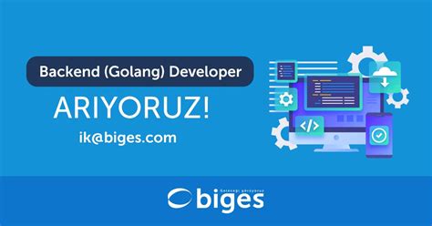backend go arge yazılım developer işilanı backenddeveloper