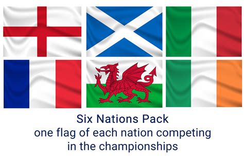 Rugby 6 Nations Flag Pack Buy Rugby Six Nations Flags At Flag And