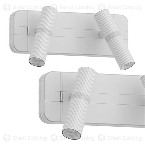 Wall Sconce Enna Twin 3d Model Greatcatalog 65422