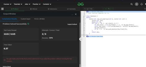 Day 17 Of The Geekstreak2024 Challenge K Sized Subarray Maximum