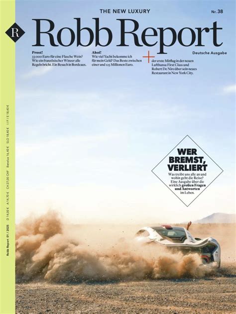 Robb Report Ausgabe 012025