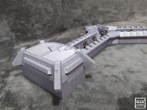 Modular Fortified Trench System D Printed Terrain Model For Etsy