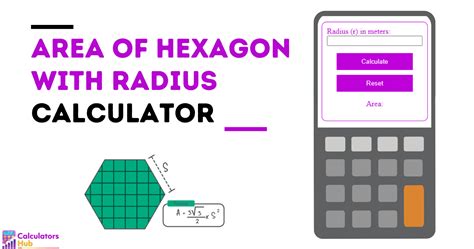 Area Of Hexagon With Radius Calculator Online