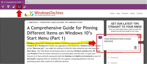 How To Make Web Notes In Microsoft Edge Technobezz