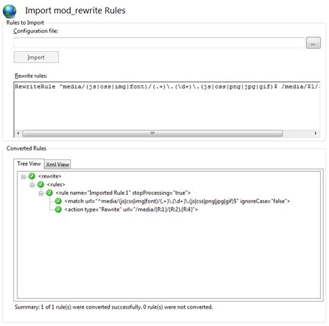 Iis Rewrite Rules In Isss Nfig Stack Overflow