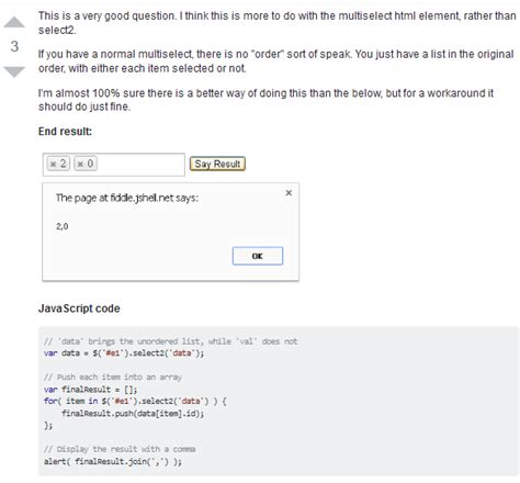 Stack Overflow ตอน จัดเรียง Value ของ Select แบบ Multiple ตามลำดับการ