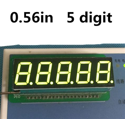 10 Stks 5 Bits Digitale Buis Led Display 7 Segment Grandado