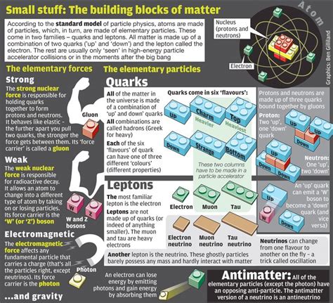 Infographic The Standard Model Of Particle Physics