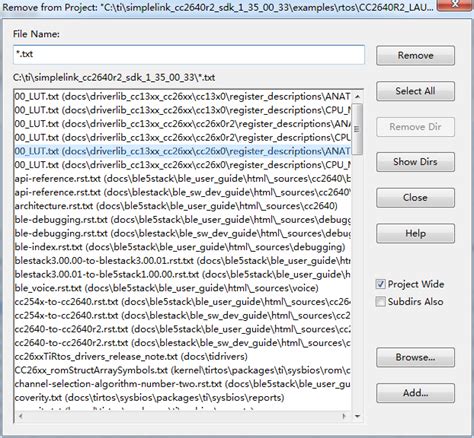 cc2640r2f source insight project create [文档中心]