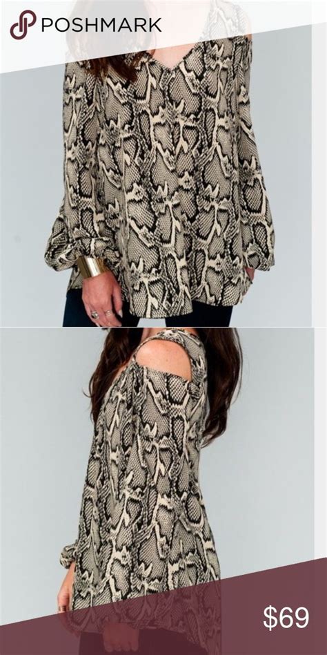 Show Me Your Mumu Python Peek A Boo Tunic Clothes Design Peek A Boos