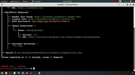 Cmseek Detection And Exploitation Suite Scan Wordpress Joomla