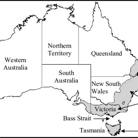 Swift Parrot Distribution In South Eastern Australia Download Scientific Diagram