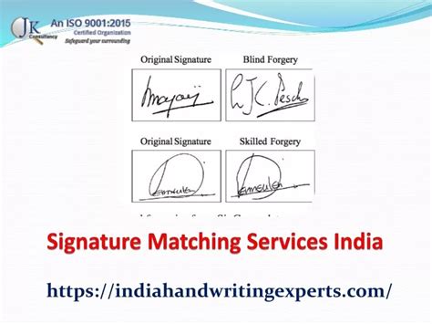 Ppt Signature Matching Services India India Handwriting Expert Powerpoint Presentation Id