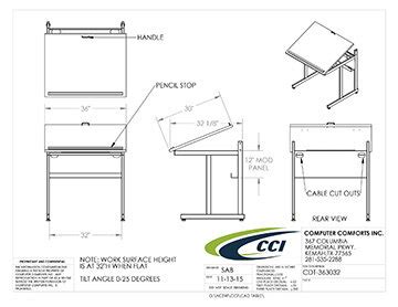 CAD Drafting Table Computer Comforts Inc