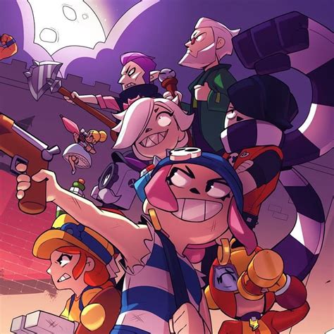 Pin By Briena Delevio On Brawl Stars⭐ Star Art Anime Chibi Silly