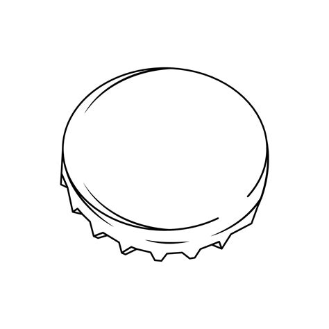 Bottle Cap Outline