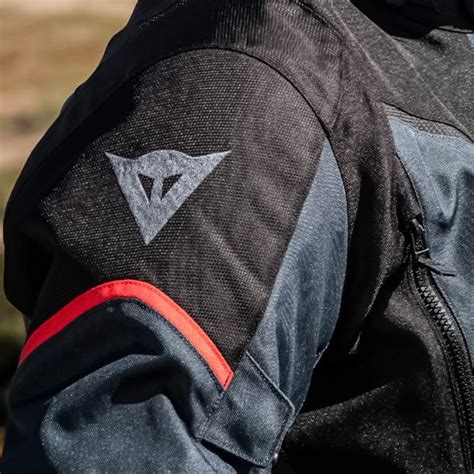 Jaqueta Dainese Tempest 3 D Dry Cinzapretovermelho Grid Motors
