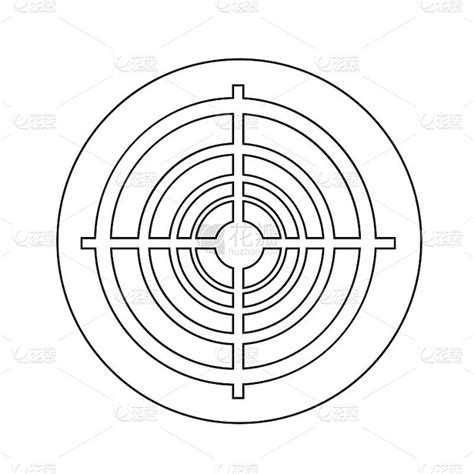 目标图标插图设计