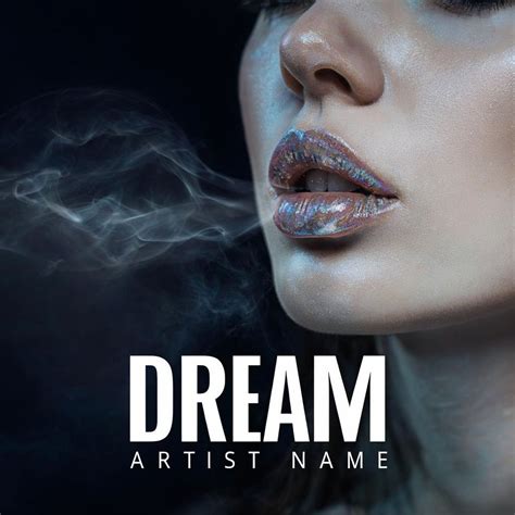 Ethereal Dreamy Face Close Up With Shimmering Lip Gloss Spotify Album