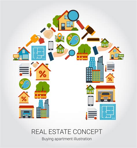 Real Estate Concept 480761 Vector Art At Vecteezy