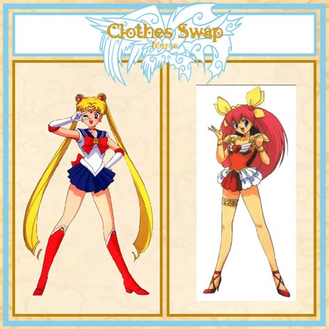 Clothes Swap Sailor Moon And Wedding Peach By Supremevincent2022 On