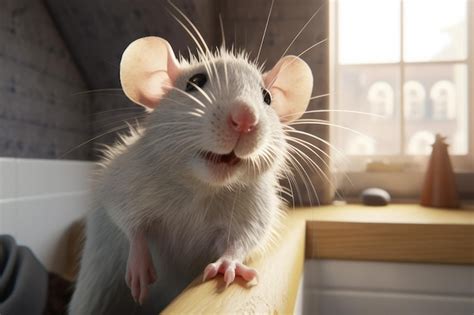 Premium Ai Image Rat In The House