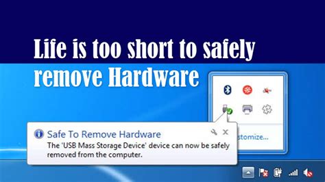 Life Is Too Short To Safely Remove Hardware