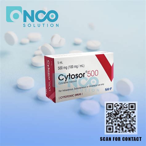 Cytosor 500 Mg Cytarabine Injection Onco Solution