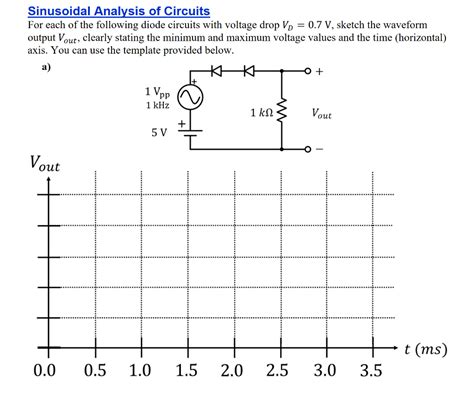 Solved Sinusoidal Analysis Of Circuits For Each Of The