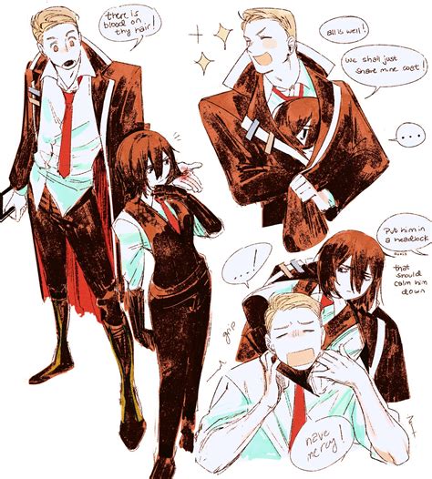 Don Quixote And Meursault Project Moon And 1 More Drawn By Wenli Danbooru