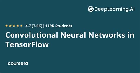 Convolutional Neural Networks In Tensorflow Coursya